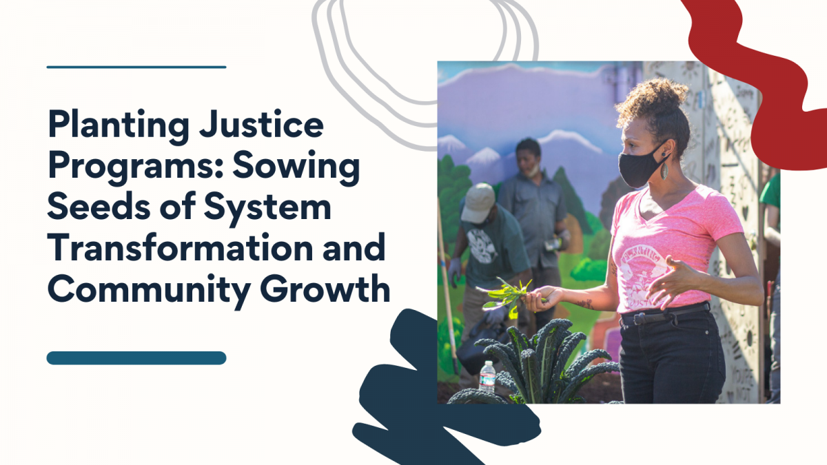 Planting Justice Programs: System Transformation and Community Growth
