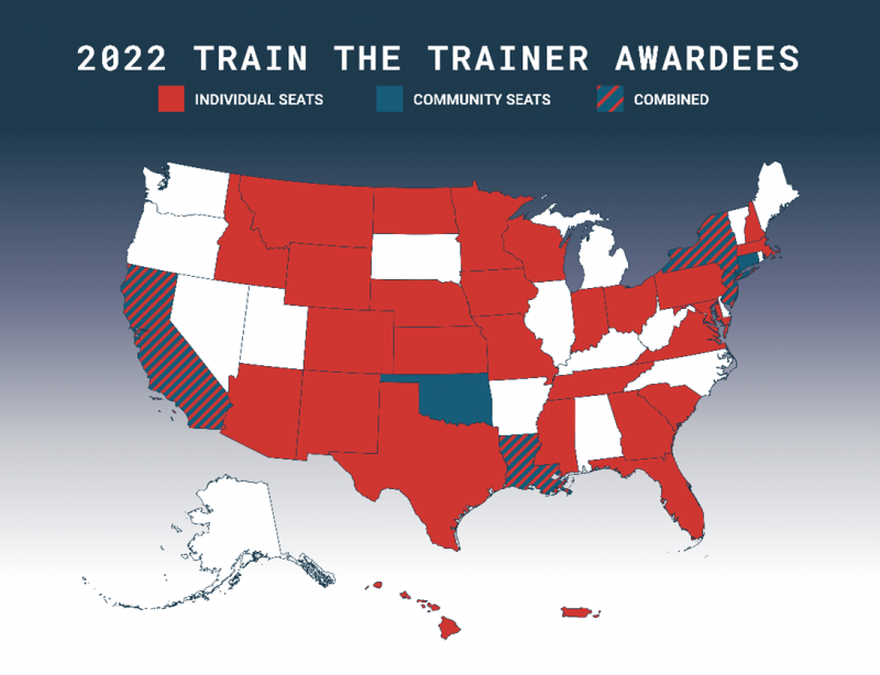 SAMHSA’s GAINS Center’s 2022 Individual Trauma Training Awardees