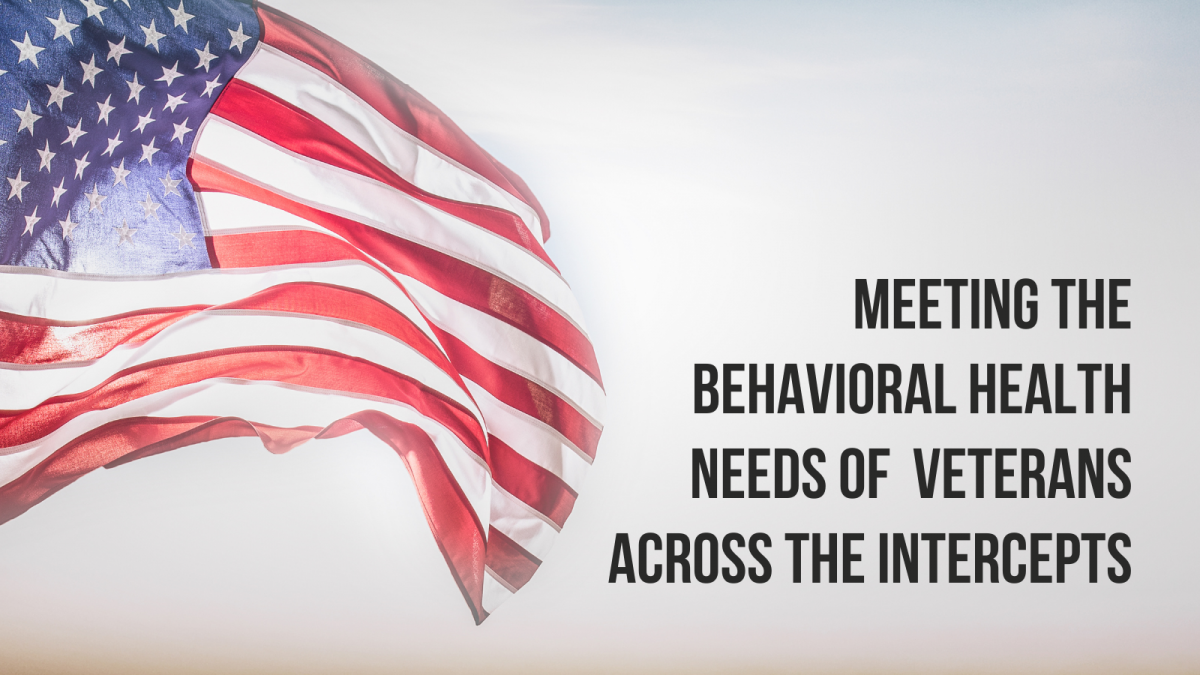 Meeting the Behavioral Health Needs of Veterans Across the Intercepts ...